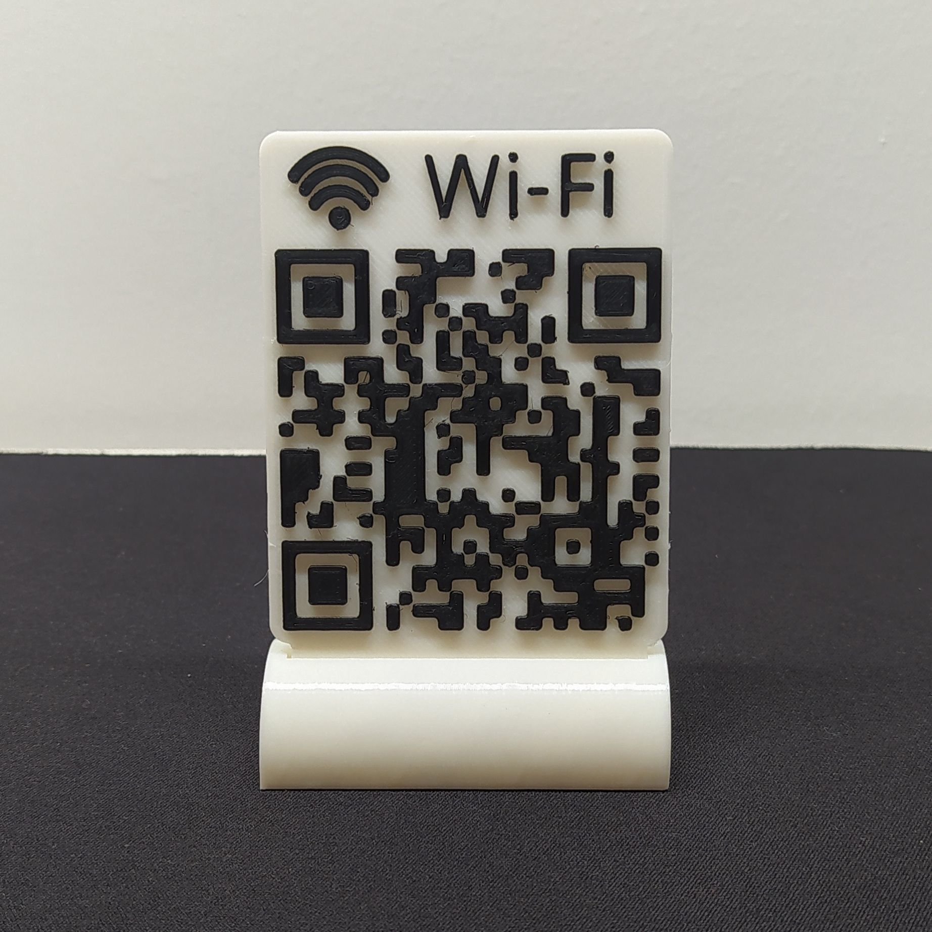 WIFI QR CARD 3D model 3D printable | CGTrader