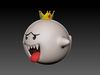 free mario king boo free 3D model 3D printable | CGTrader