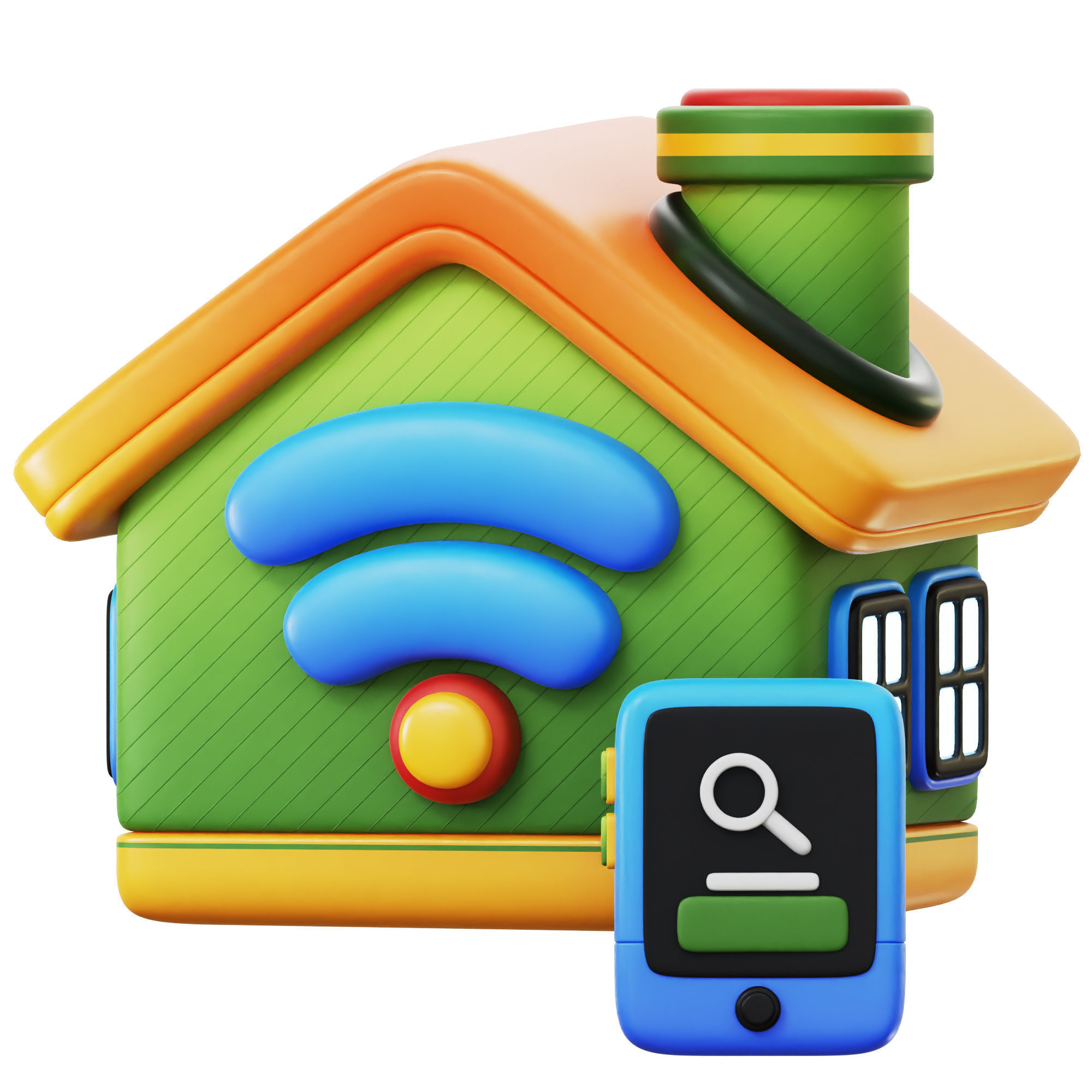 3D model IOT Smart Technologies Icon Pack 3D Model VR / AR / low-poly ...