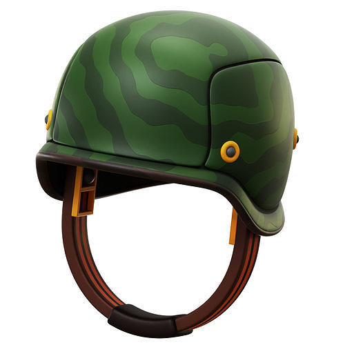 3D model 3D Army Helmet VR / AR / low-poly | CGTrader