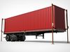 Container trailer 3D model | CGTrader