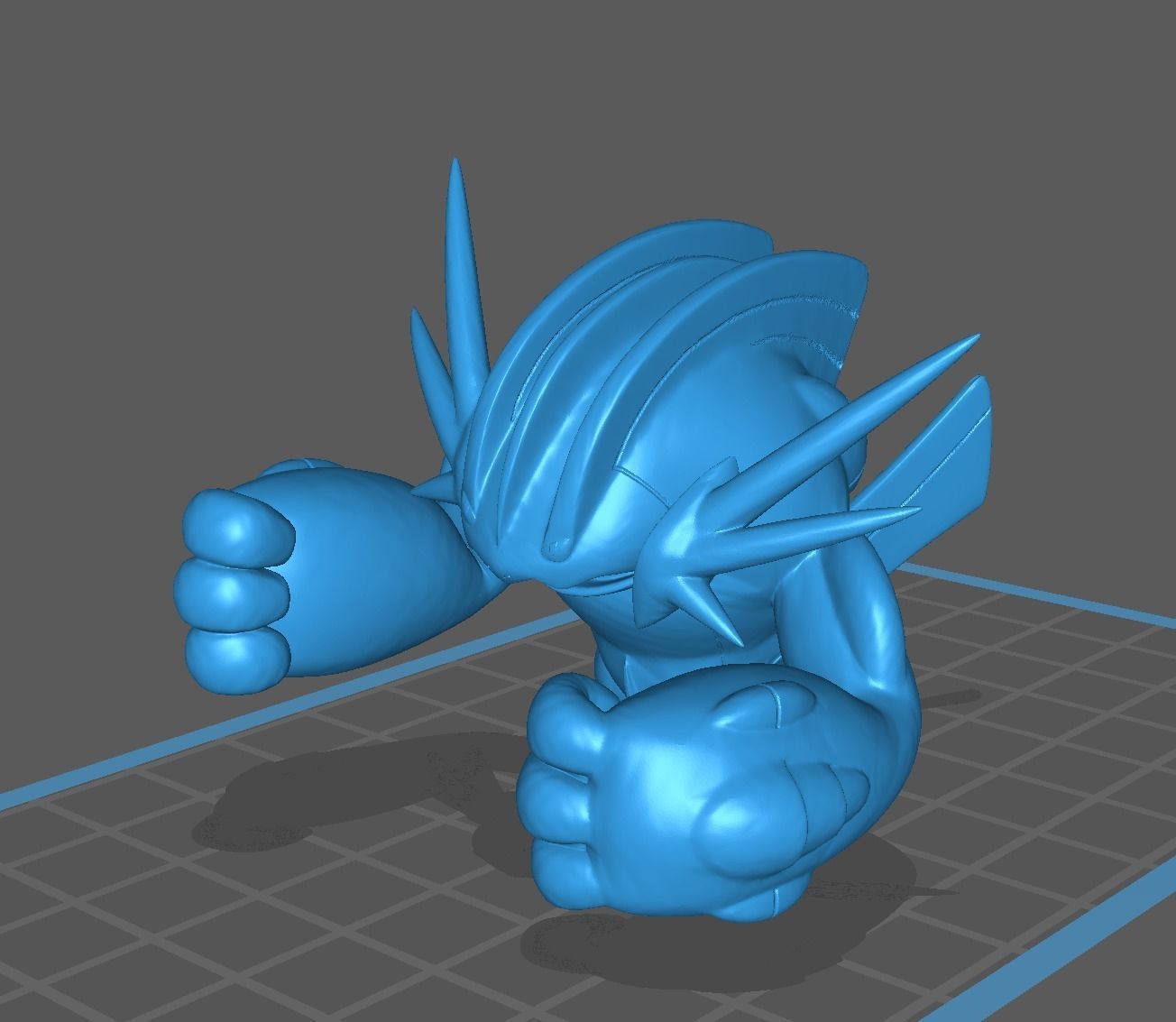 Mega Swampert pokemon 3D print model 3D model 3D printable | CGTrader