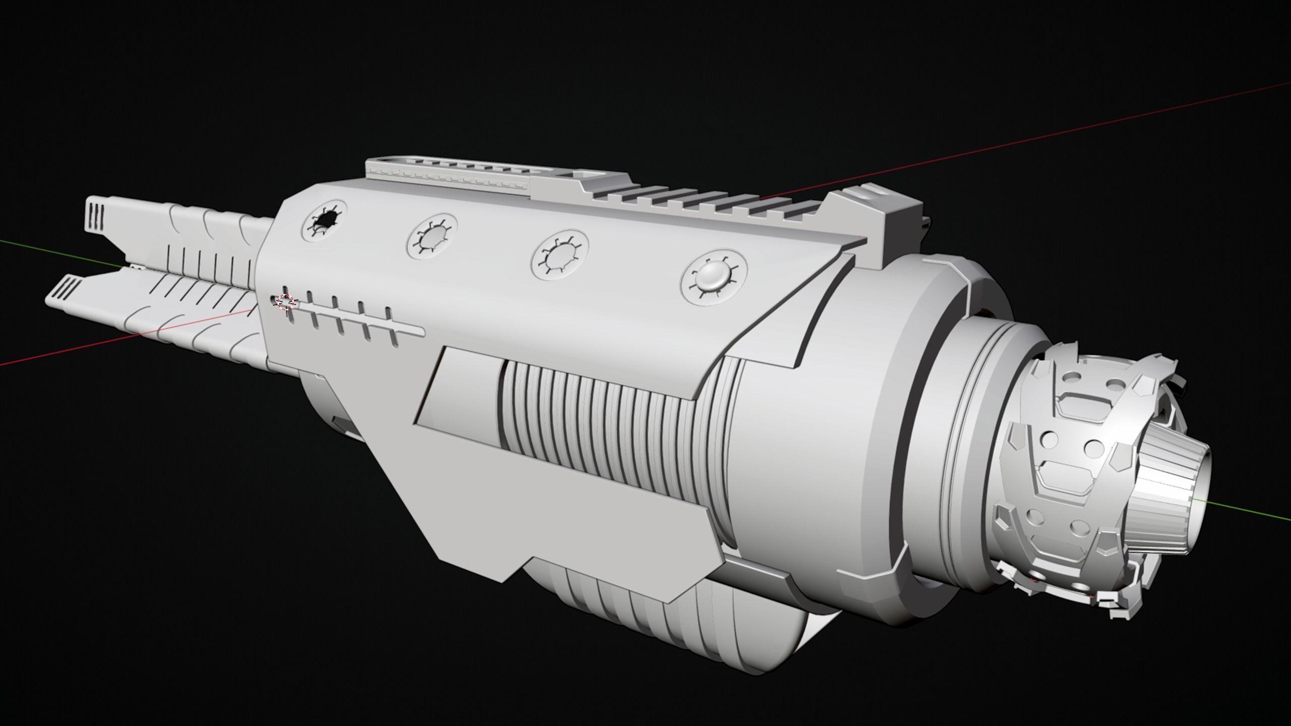 3D model cannon arm VR / AR / low-poly | CGTrader