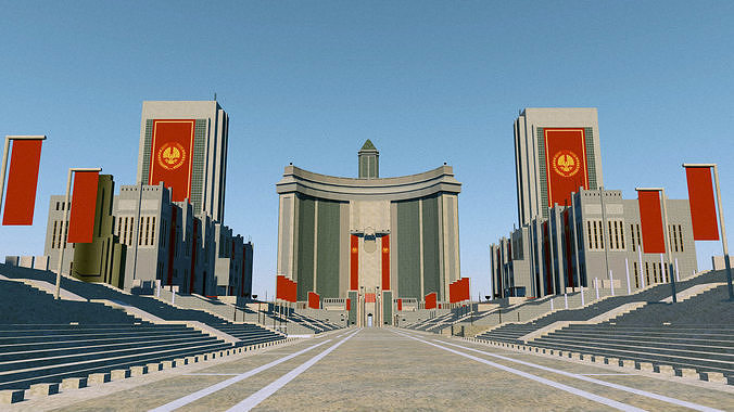 Sovjet USSR Parade Square 3D model | CGTrader