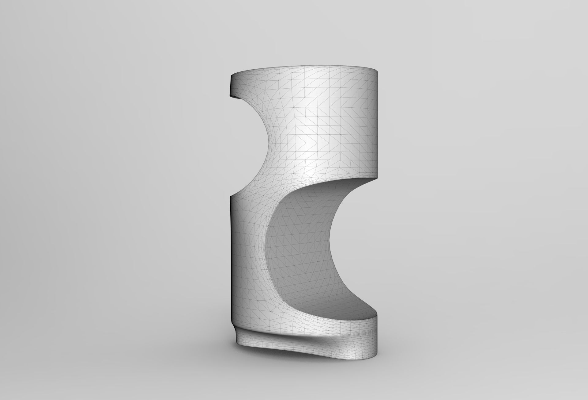 3D model Warped Side Table VR / AR / low-poly | CGTrader