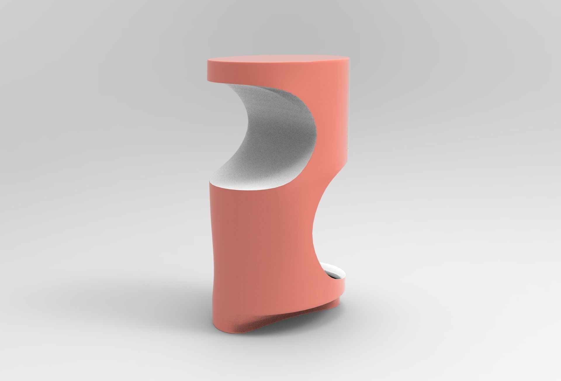 3D model Warped Side Table VR / AR / low-poly | CGTrader