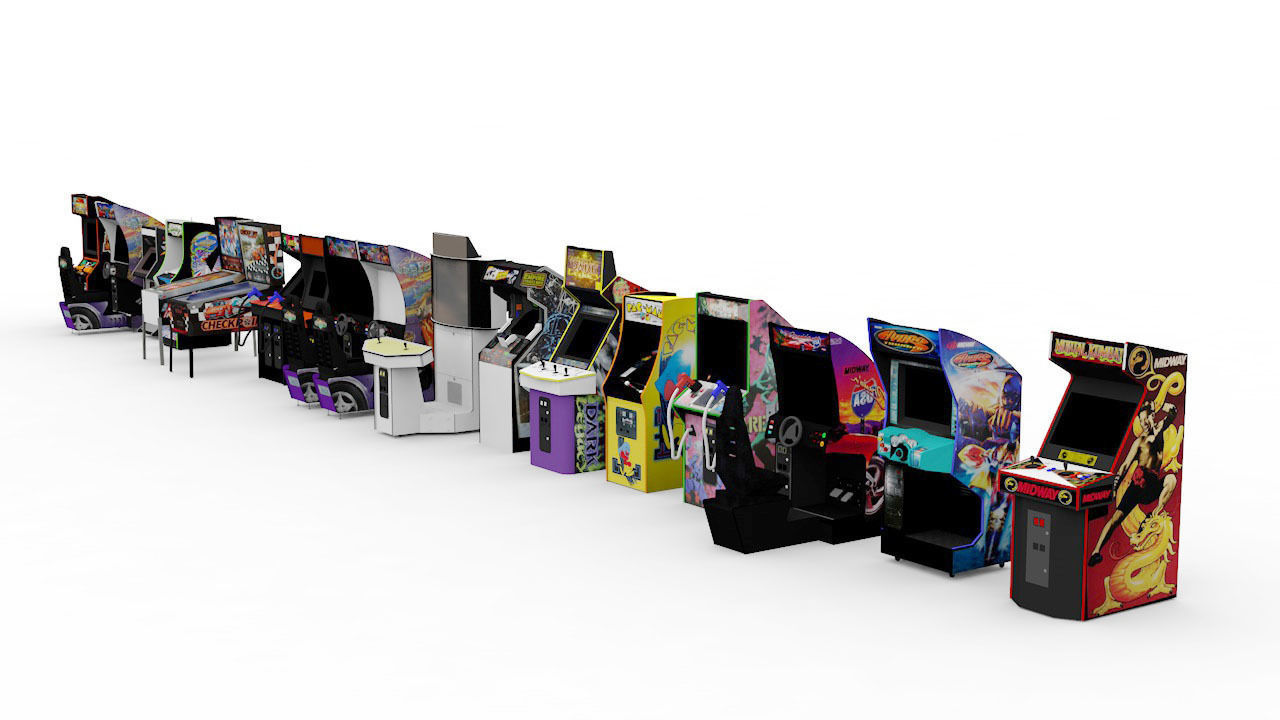 Arcade Machines 3D model | CGTrader