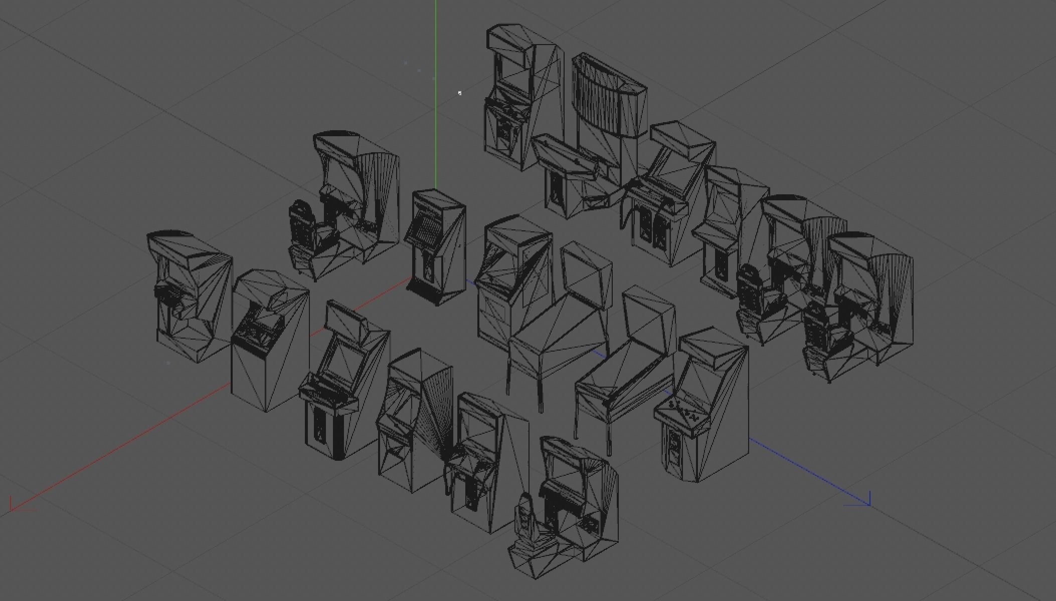 Arcade Machines 3D model | CGTrader