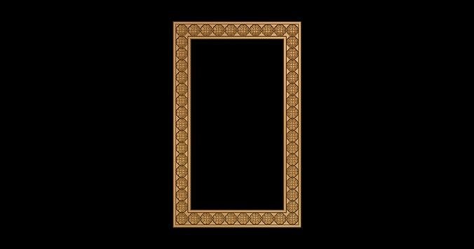 Flower Frame 3D model 3D printable | CGTrader