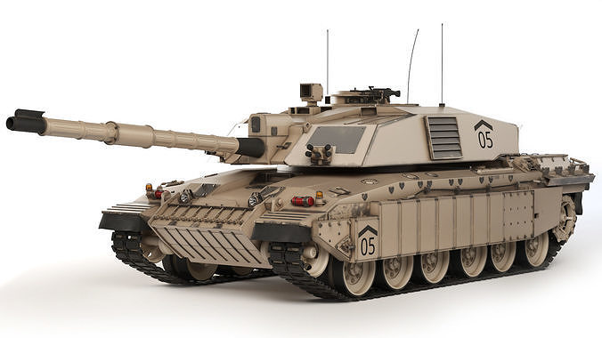 Tank Challenger 2 2010 3D model | CGTrader