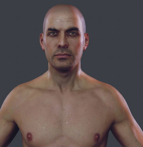 3D model Man 1 - body - update 7-26-2017 VR / AR / low-poly | CGTrader