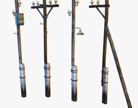 Electric pole 3D Models | CGTrader