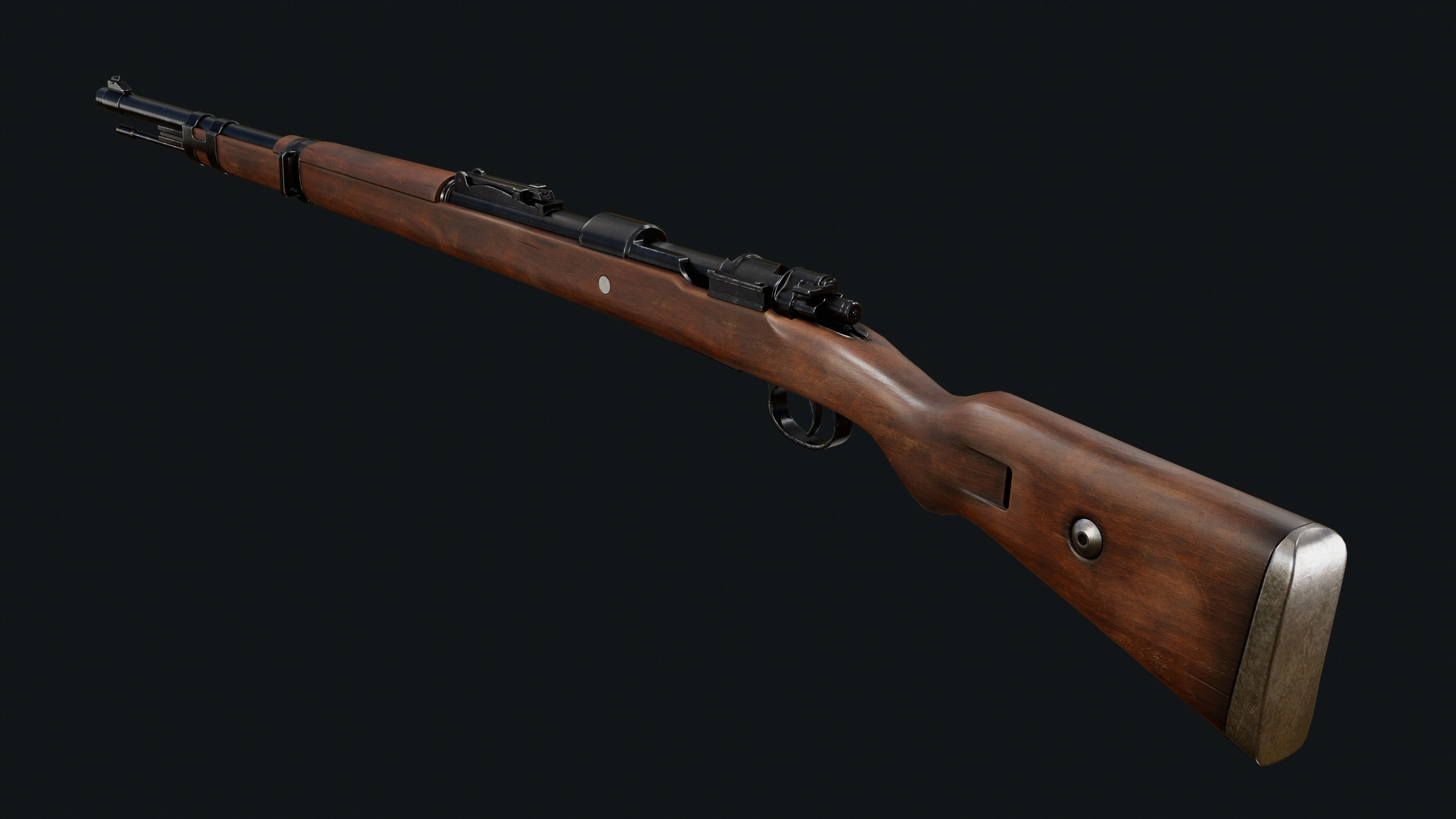 3D model Mauser 98k VR / AR / low-poly | CGTrader