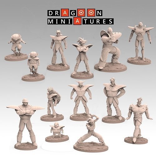 Term 4 - Namek Saga Part 2 - Ginyu Force - Turles Crusher Corps 3D ...