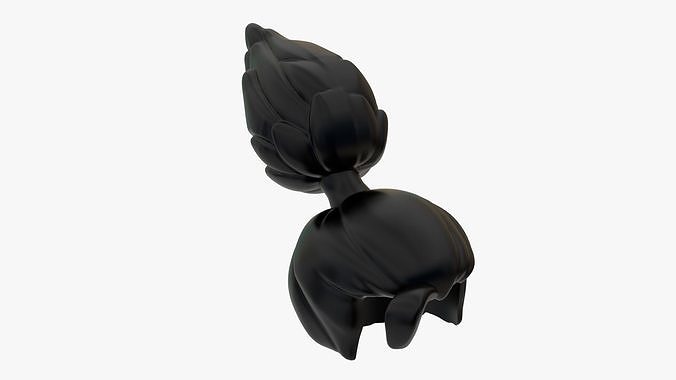 3D model Realsize Lego Minifigure Short Hair for Yasuo VR / AR / low ...