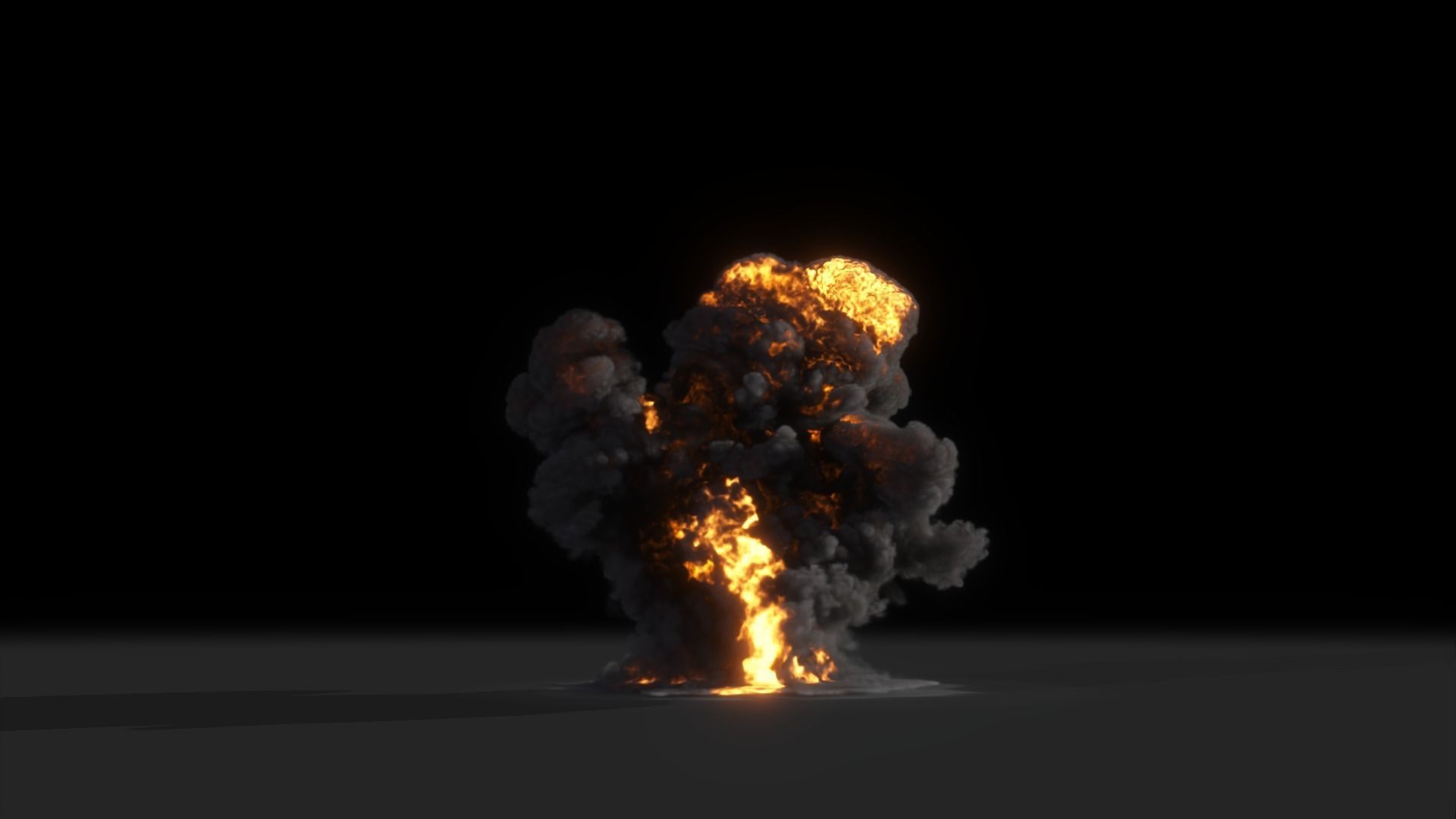 3D Oil Explosion 3D model animated | CGTrader