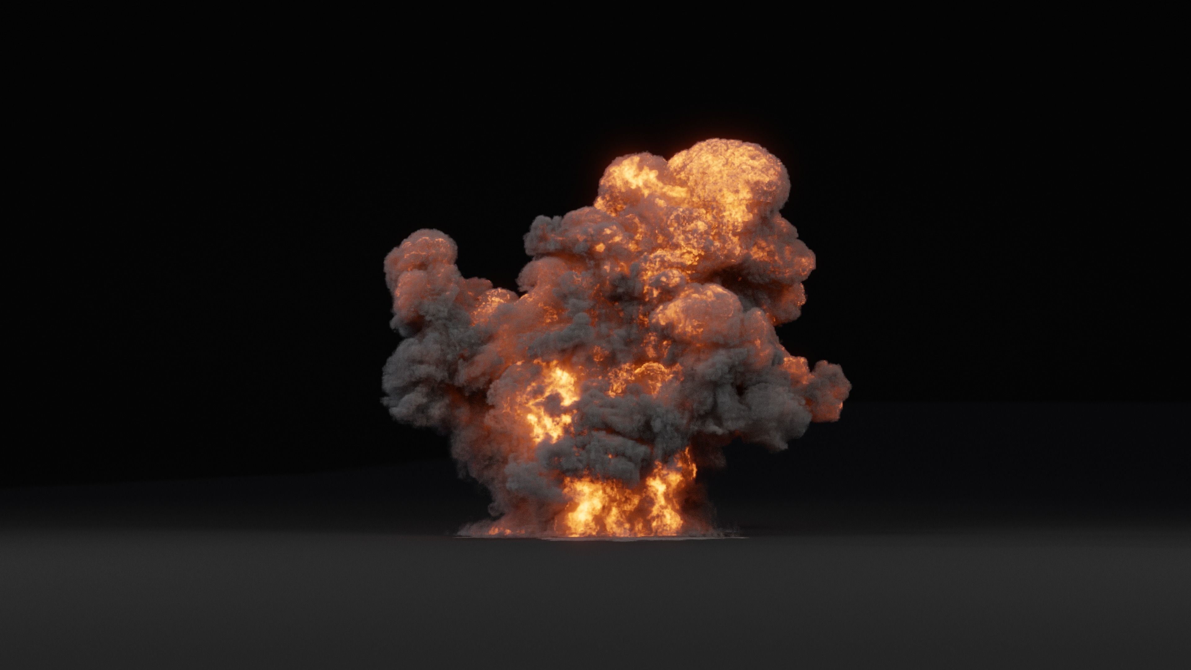 3D Oil Explosion 3D model animated | CGTrader