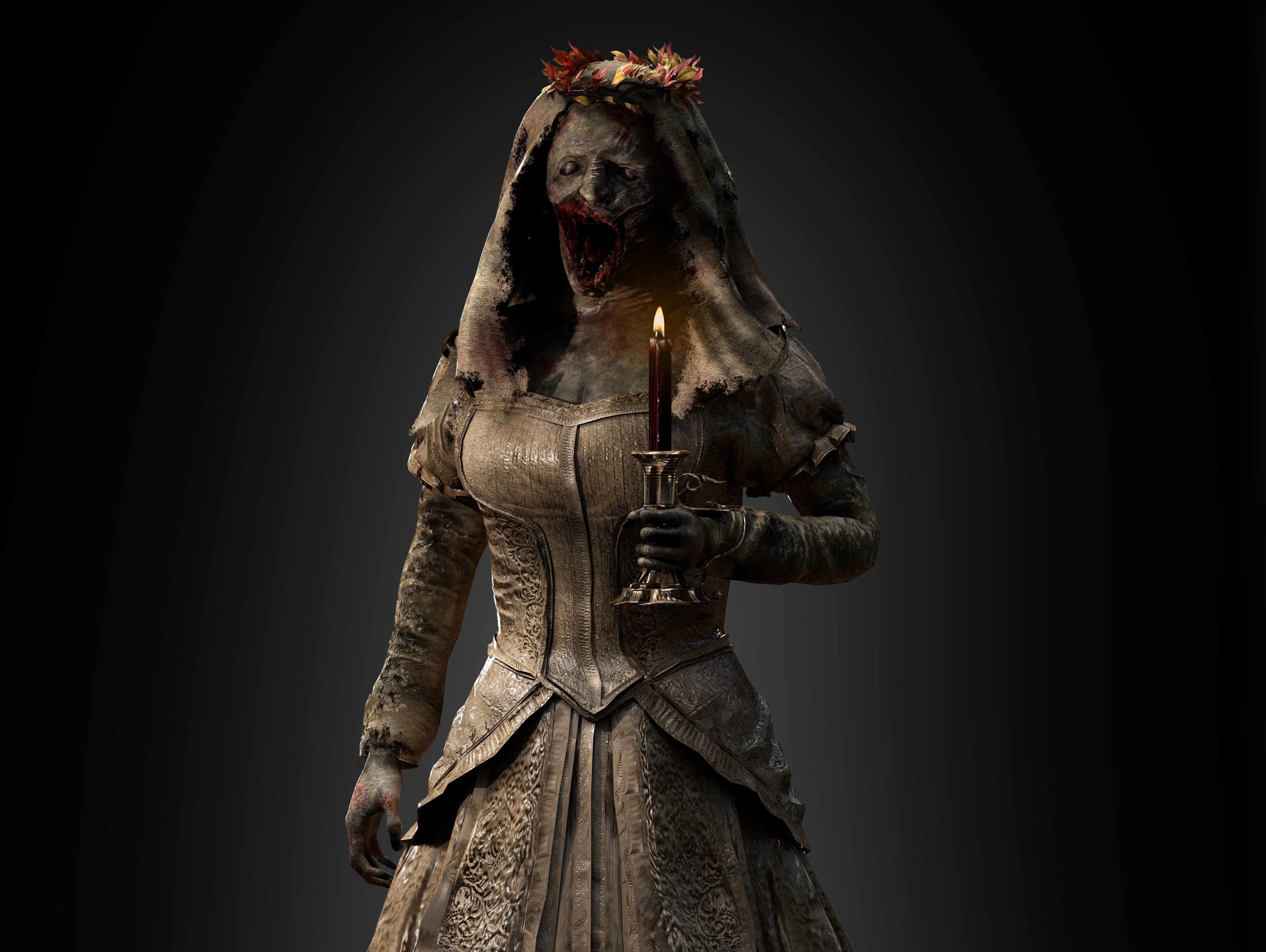 3D model Horror Bride VR / AR / low-poly rigged | CGTrader