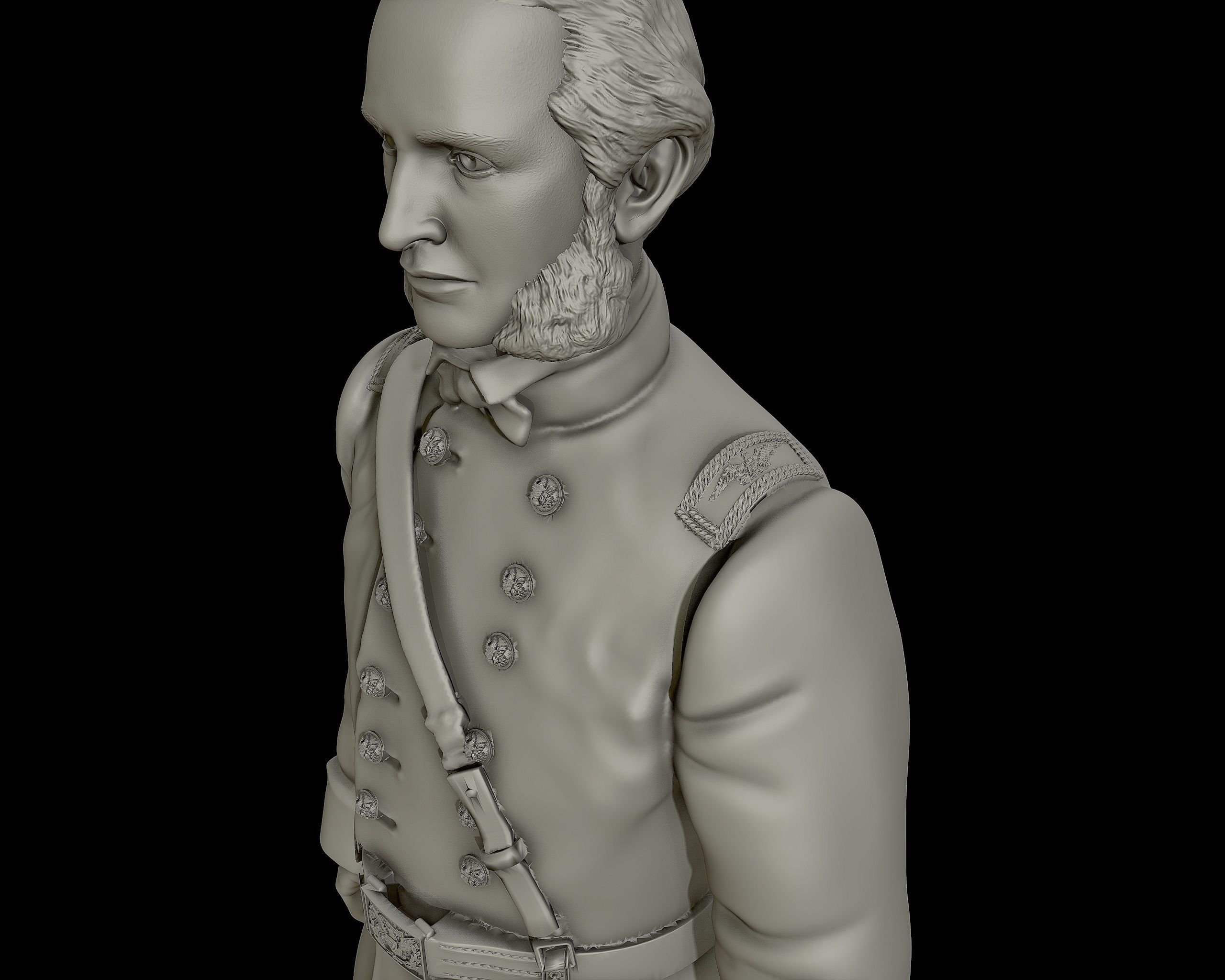 General Strong Vincent sculpture 3D model 3D printable | CGTrader