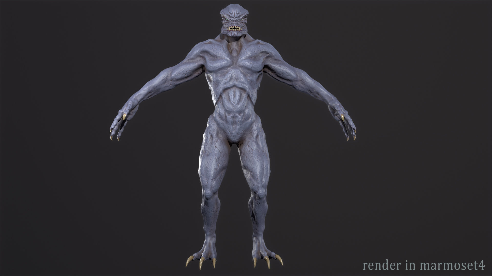 3D model Alien Monster VR / AR / low-poly | CGTrader