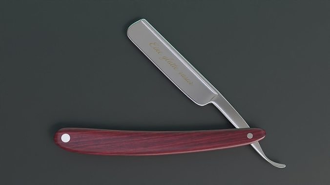 Straight razor 3D model | CGTrader