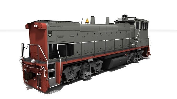 EMD MP15 free 3D model | CGTrader