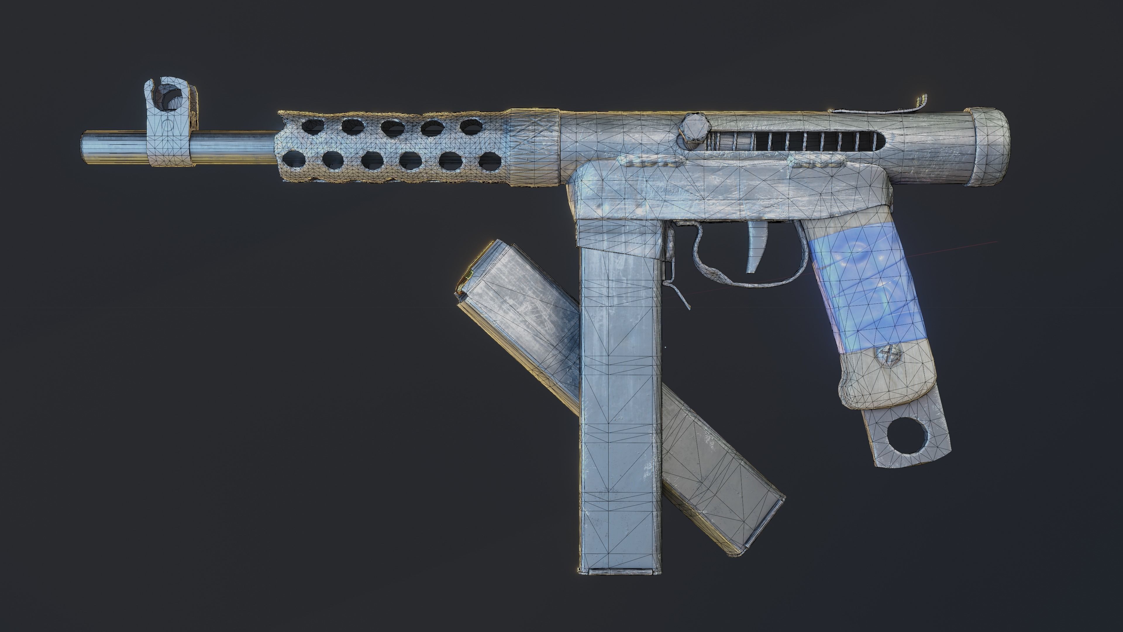 3D model Makeshift Submachine Gun VR / AR / low-poly | CGTrader