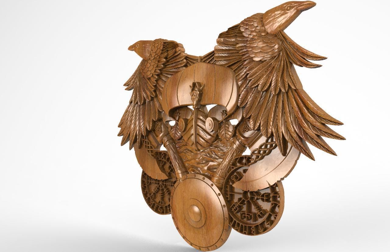 Viking Ship CNC 23 1 3D model 3D printable | CGTrader