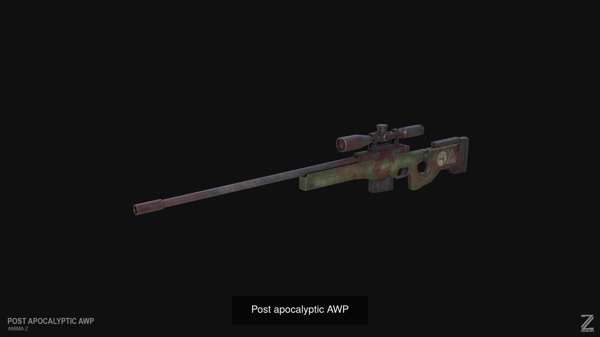 Post apocalyptic guns collection VR / AR / low-poly | CGTrader