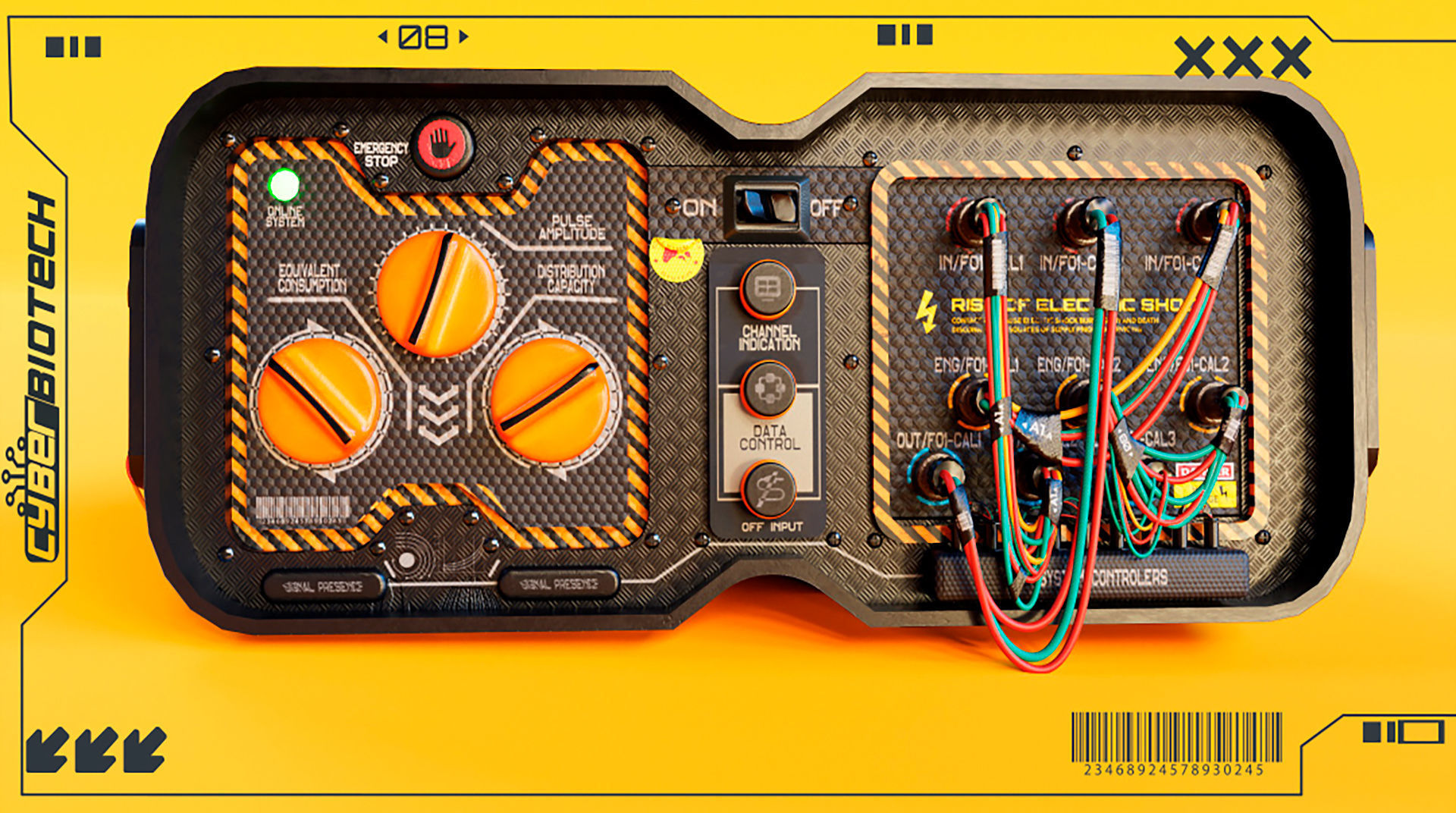 3D model SCI-FI Console CB0005 VR / AR / low-poly | CGTrader