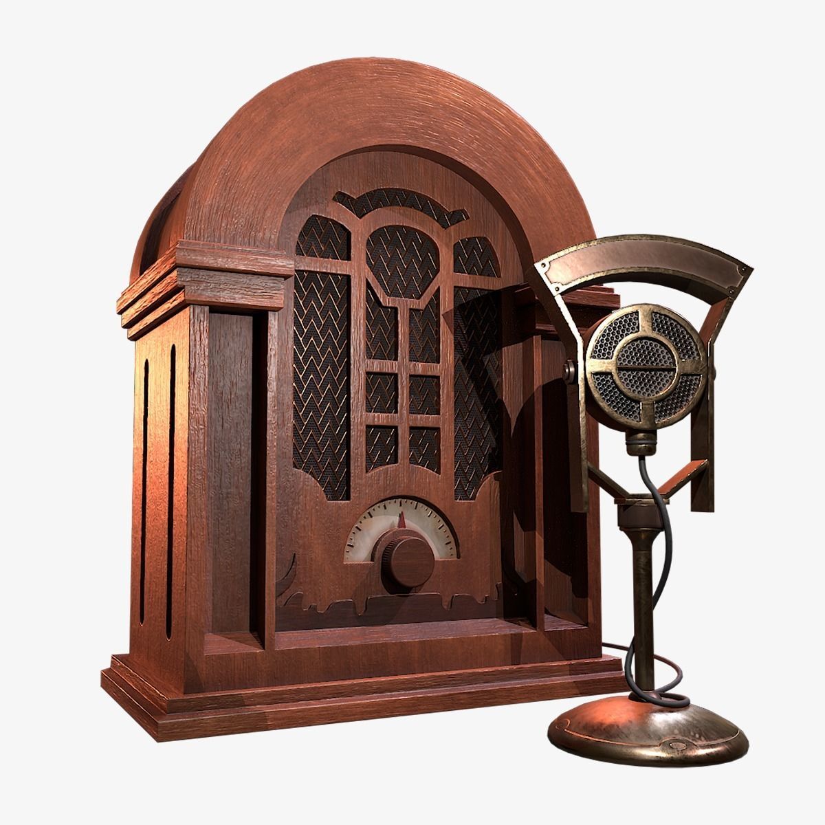3D model Vintage Radio Transmitter VR / AR / low-poly | CGTrader