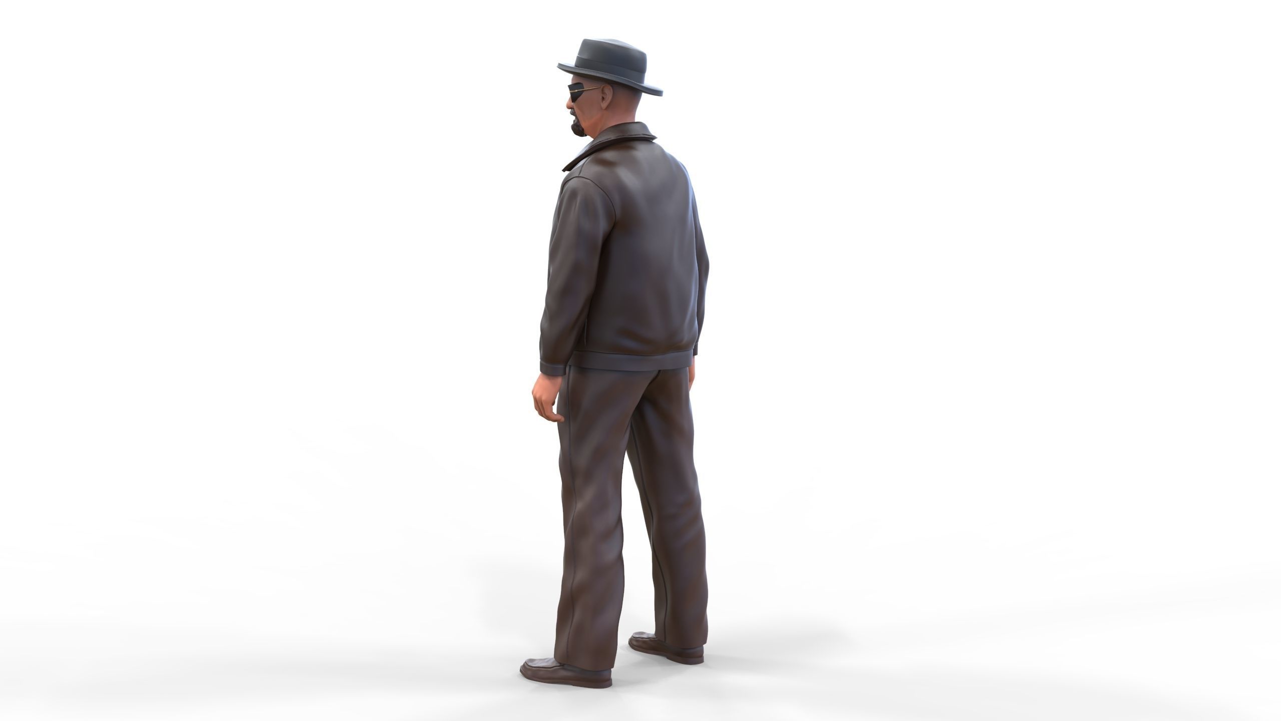 Breaking Bad Walter White 3D model 3D printable | CGTrader