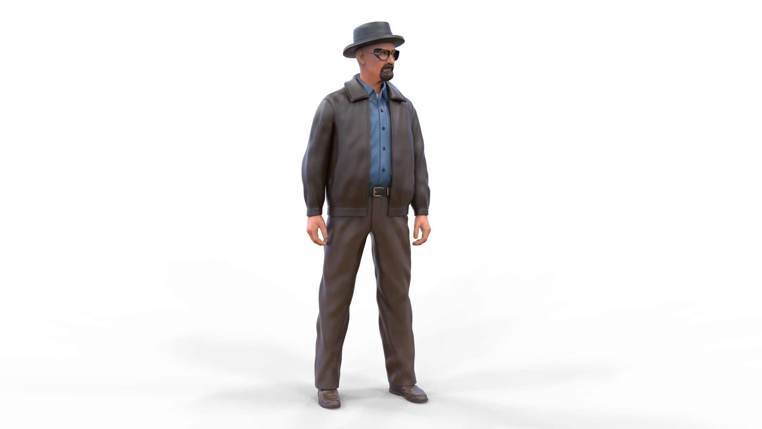 Breaking Bad Walter White 3D model 3D printable | CGTrader