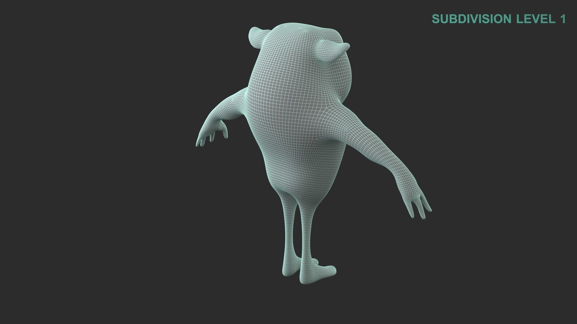 Cartoon Monster 3D model | CGTrader