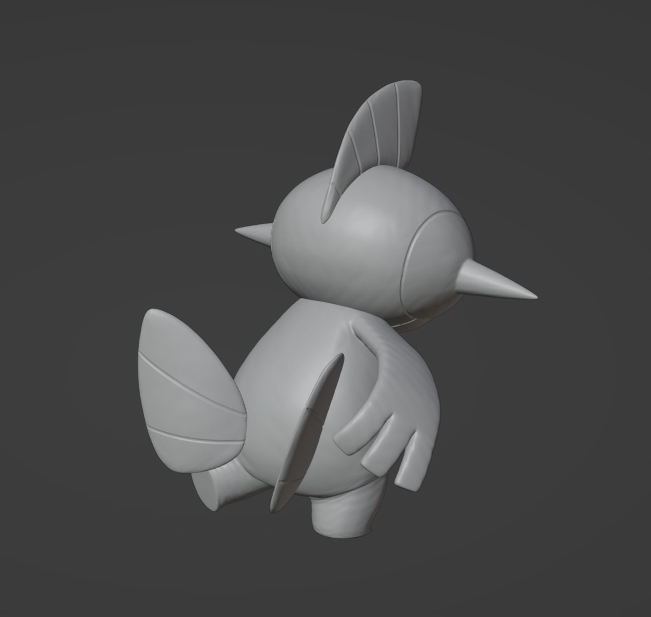 Mudkip Marshtomp Swampert and Mega Swampert 3D print model 3D model 3D ...