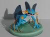 Mudkip Marshtomp Swampert and Mega Swampert 3D print model 3D model 3D ...
