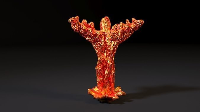 Fire Elemental 3D model 3D printable | CGTrader