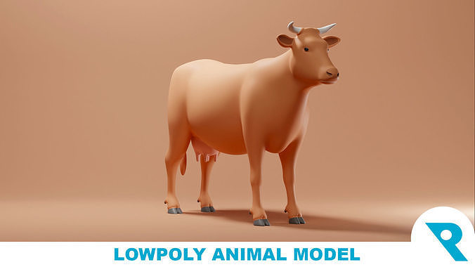 3D model Cow Base Mesh VR / AR / low-poly | CGTrader