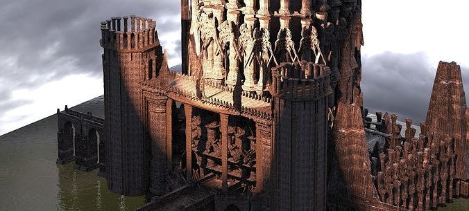 Magna Carter Fortress 4 3D model | CGTrader