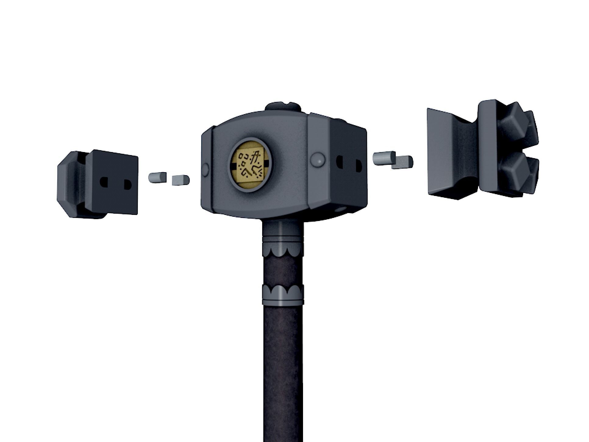 The Witcher Blood Origin Meldofs Hammer Gwen 3D model 3D printable ...