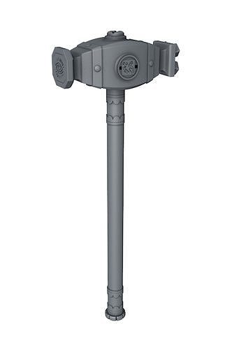 The Witcher Blood Origin Meldofs Hammer Gwen 3D model 3D printable ...