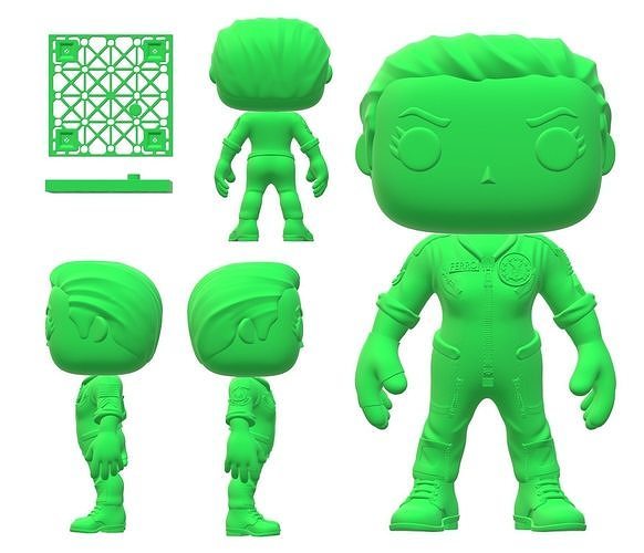 3D Print Model Ferro Aliens Funko Aliens Colonial Marine USCM 3D model ...
