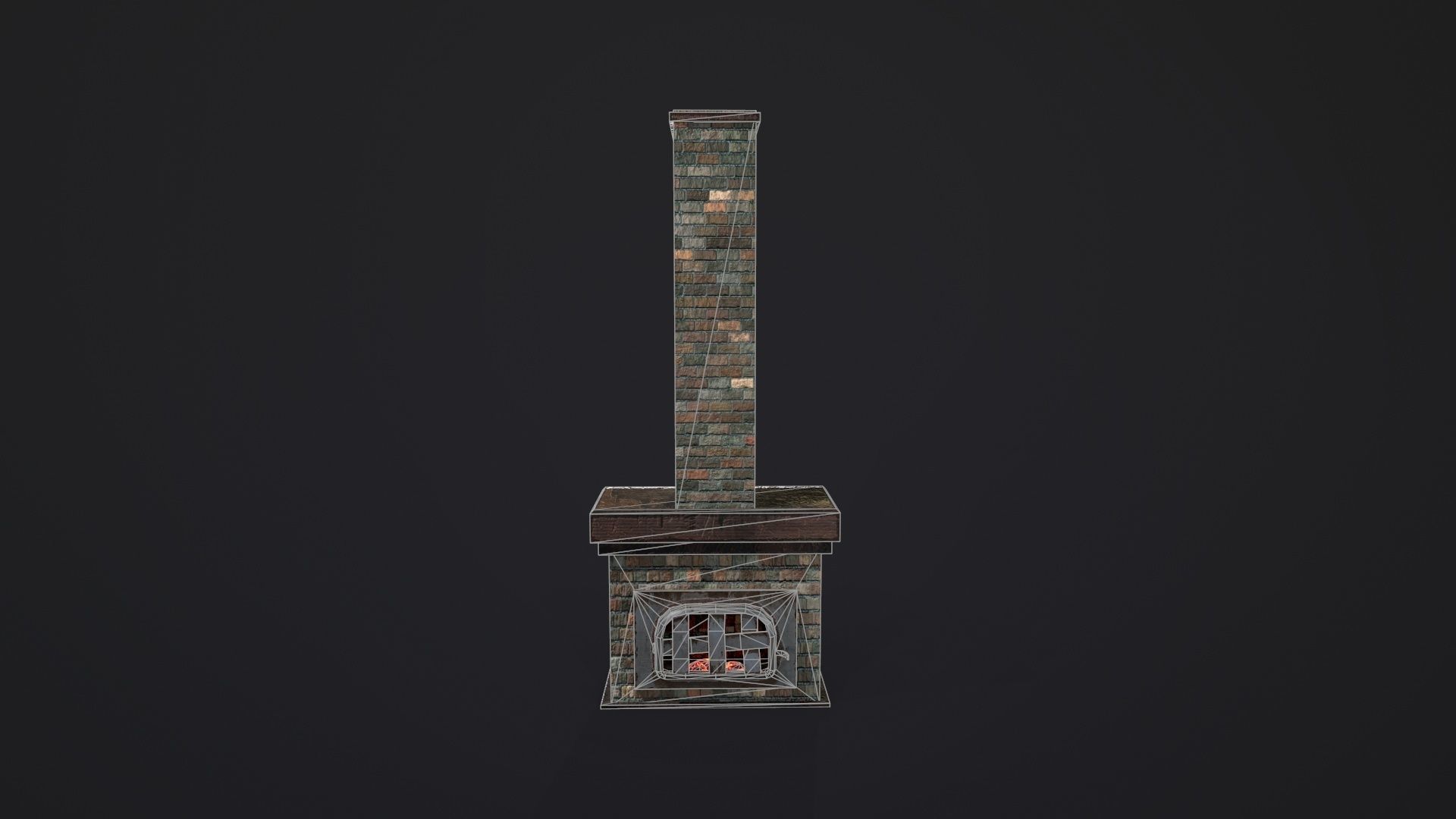 Chimney PBR brick free VR / AR / low-poly 3D model | CGTrader