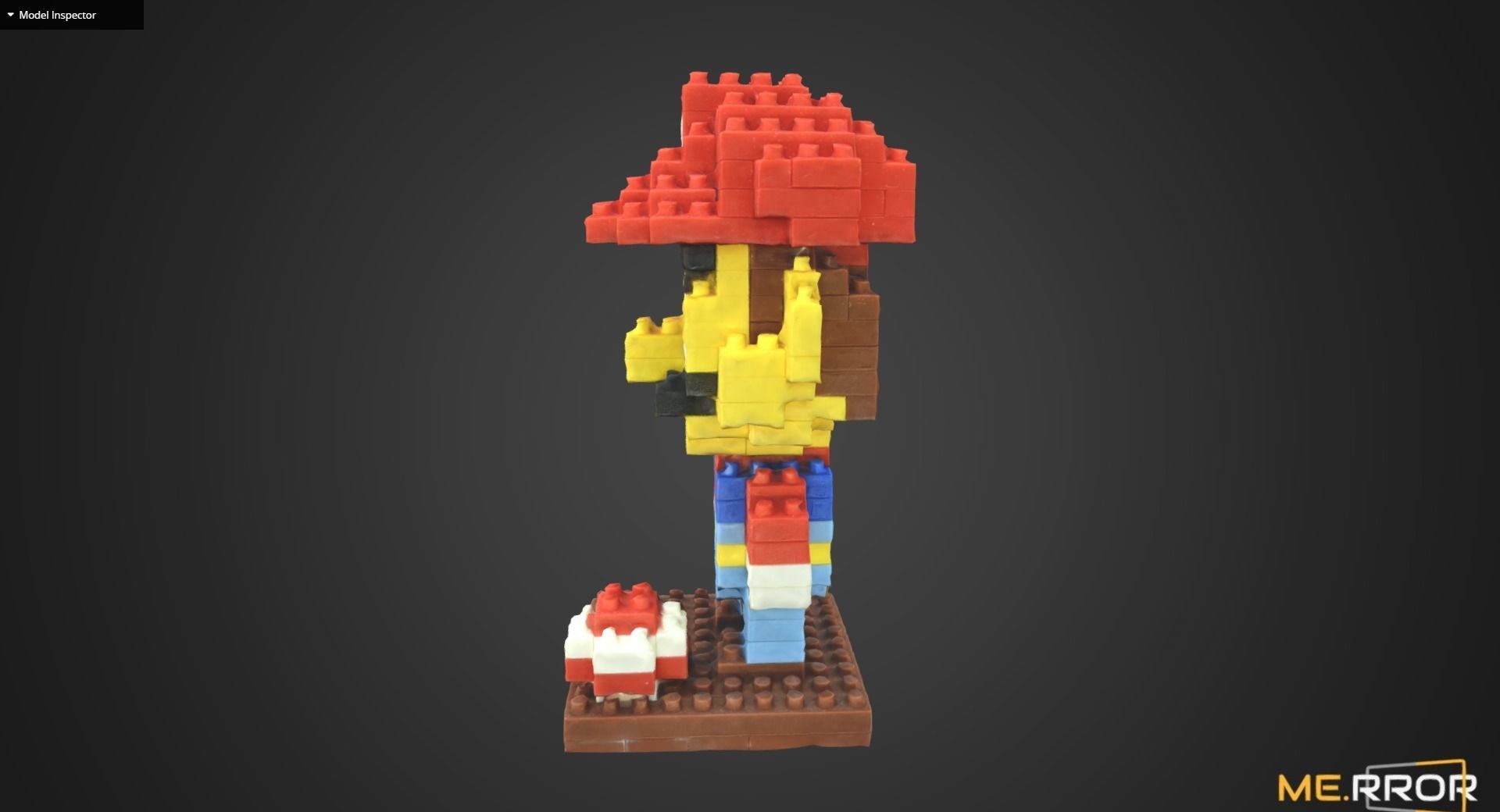 Toy Lego Mario 3D model | CGTrader
