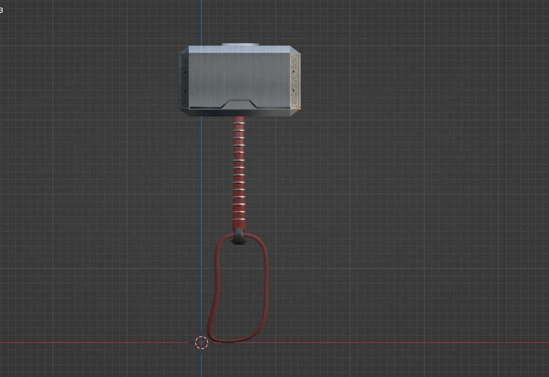 Mjolnir 3D model | CGTrader