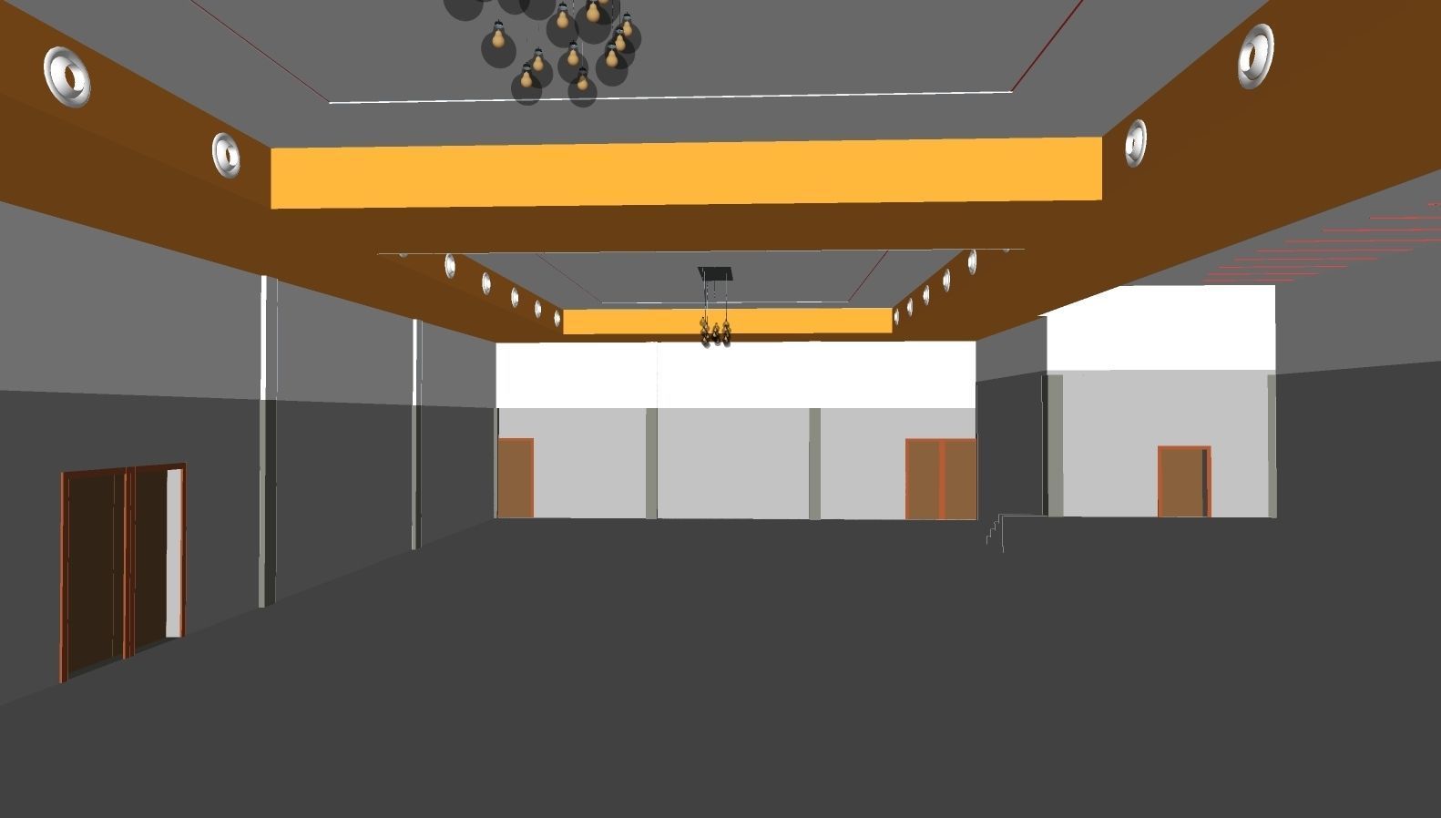 Marriage hall complete design drawings and estimate 3D model | CGTrader