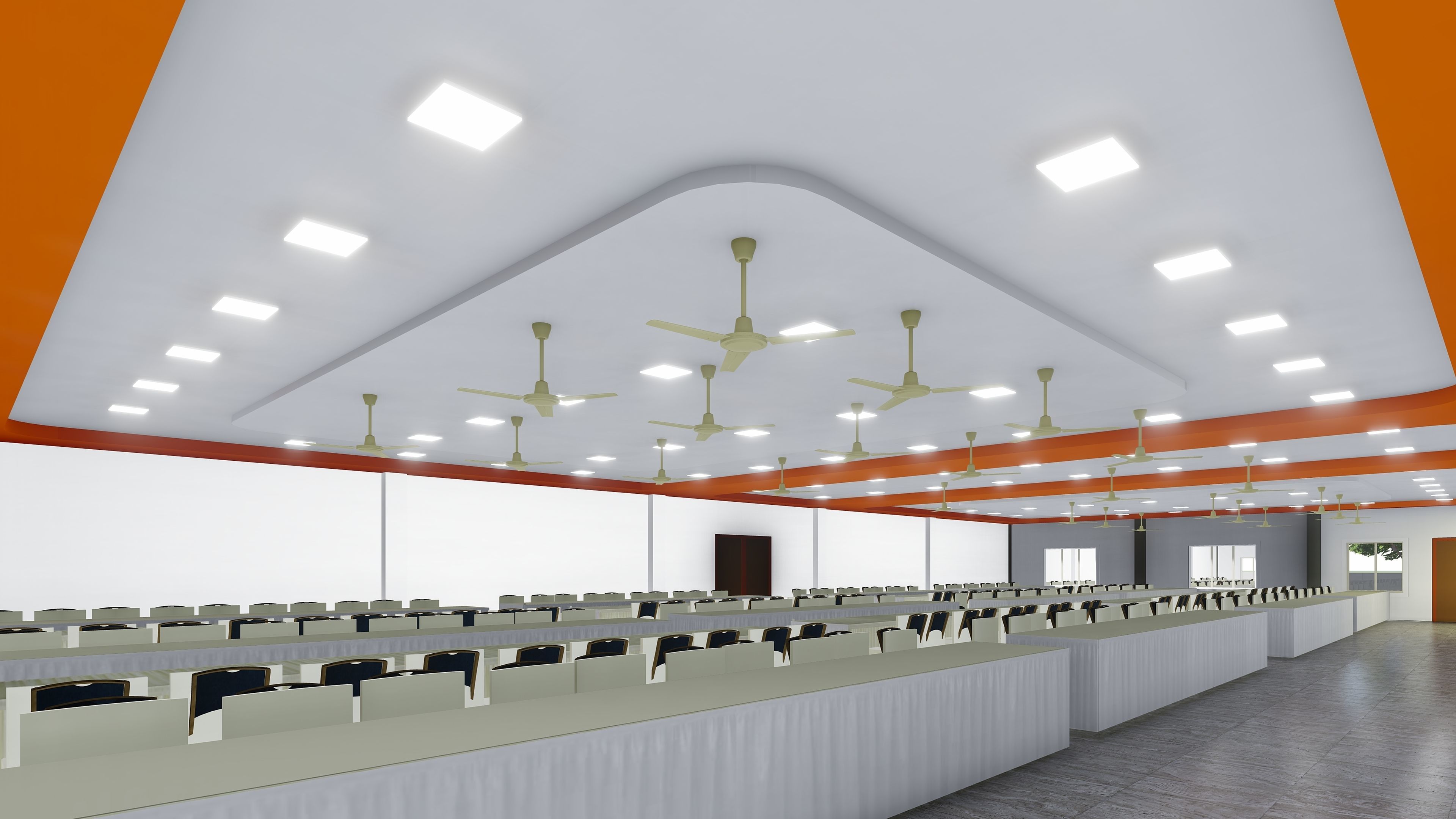 Marriage hall complete design drawings and estimate 3D model | CGTrader