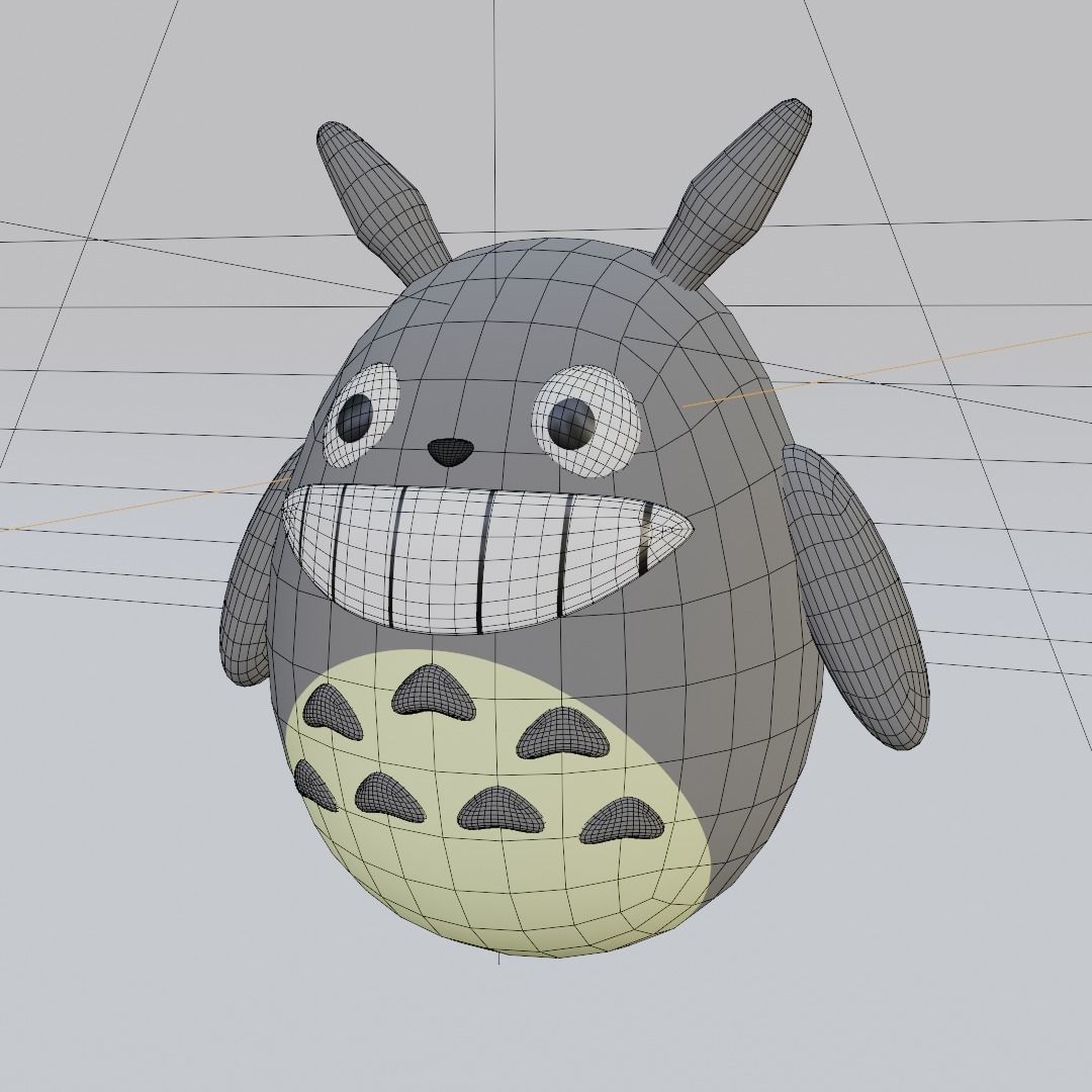 Simple Totoro free VR / AR / low-poly 3D model | CGTrader
