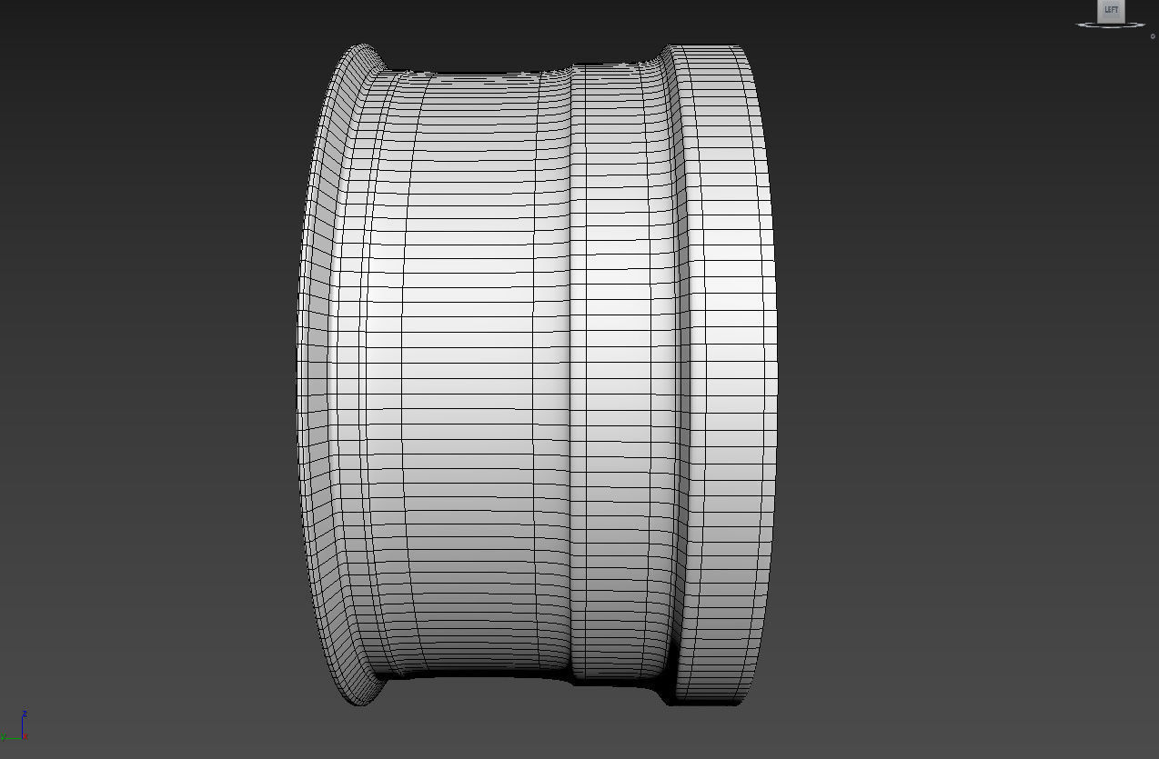 Work Carving 40 custom wheel 3D model | CGTrader