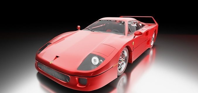 Ferrari F40 3D model 3D printable | CGTrader